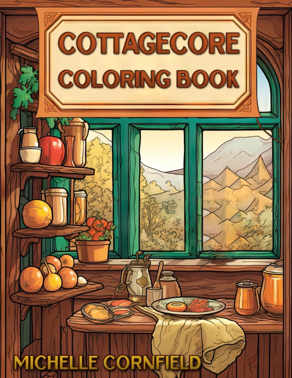 Amazon.com: Cottagecore Coloring Book: A Relaxing Escape into Romantic ...