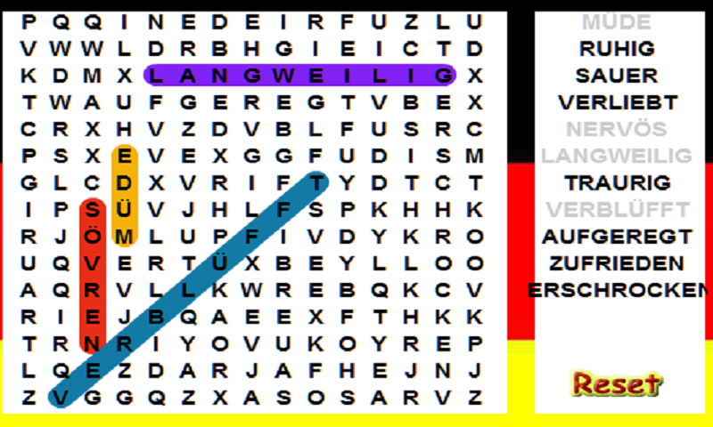 Kids German Word Search - Practice Your German While Playing Word ...
