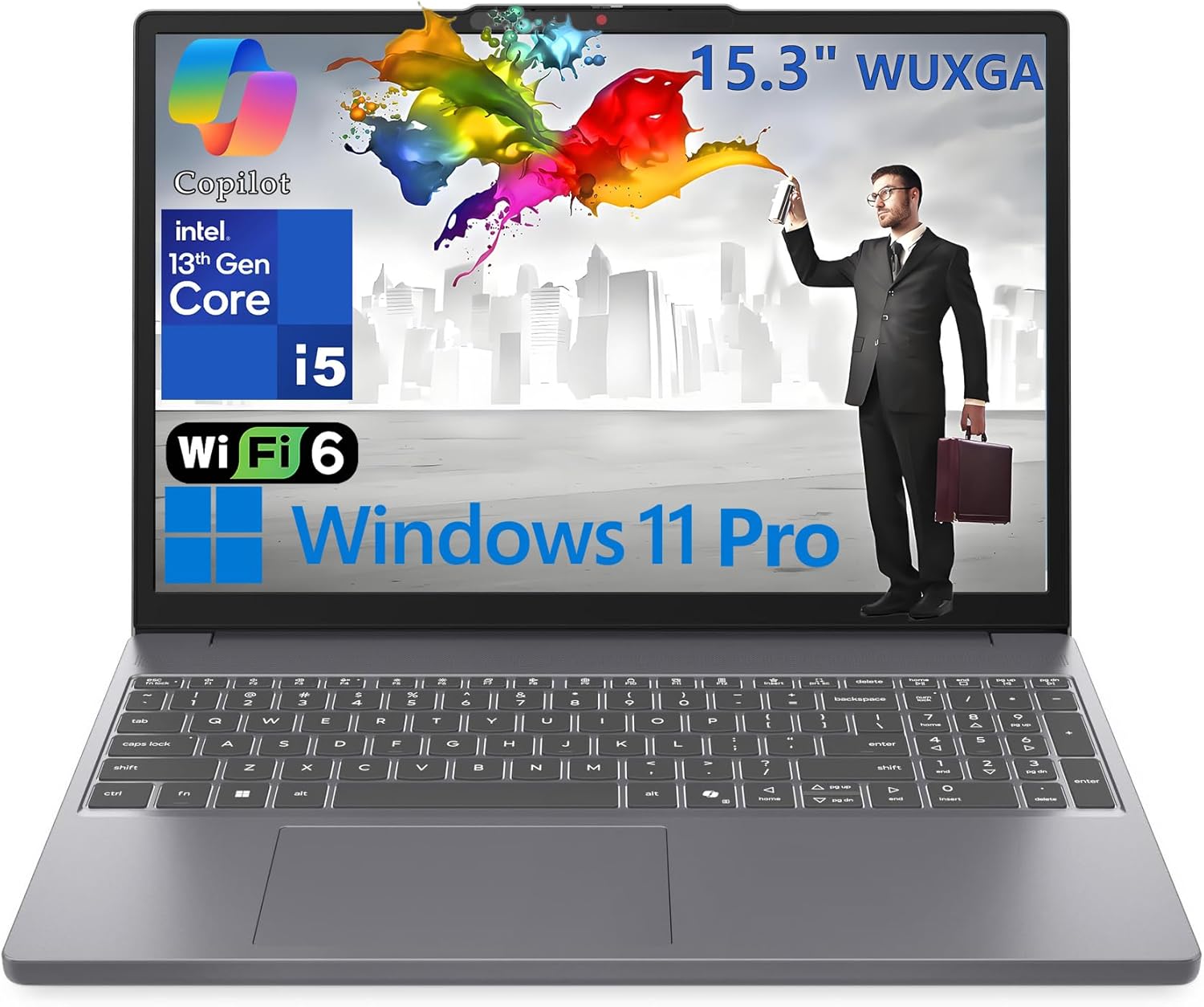 Amazon.com: Lenovo Laptop Computer for Home Business, 15" FHD+ IdeaPad ...