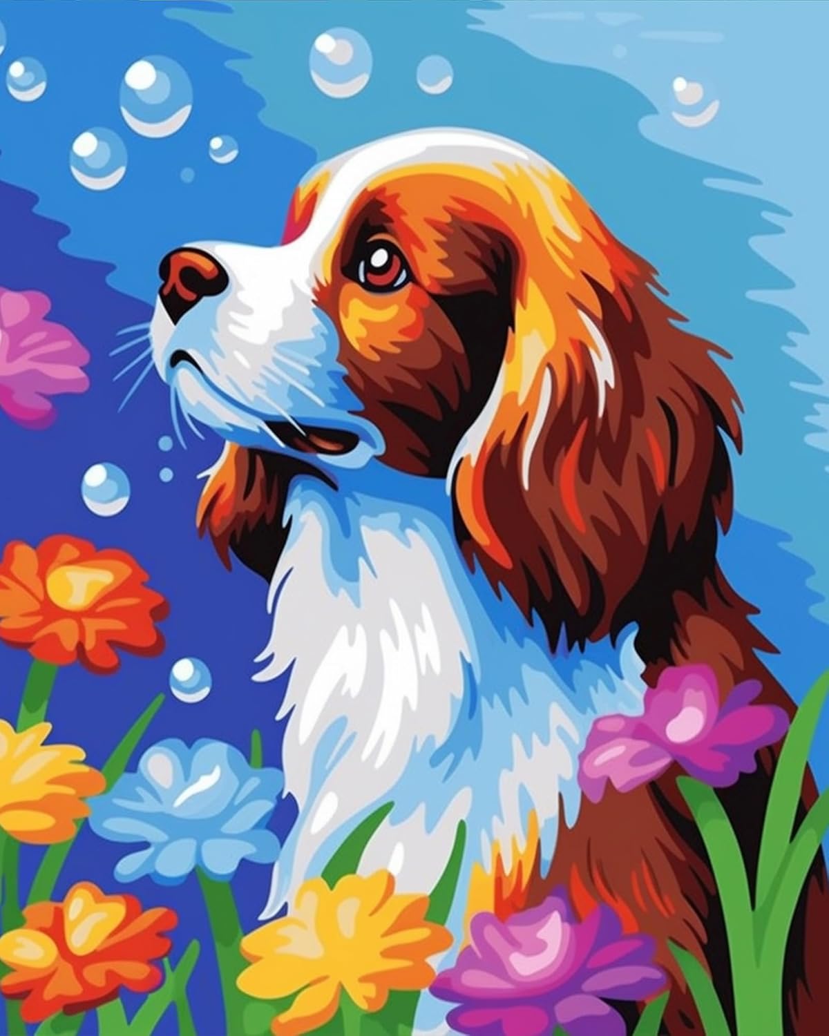 Amazon.com: Maomaomi Paint by Numbers DIY Acrylic Painting Kit for Kids ...