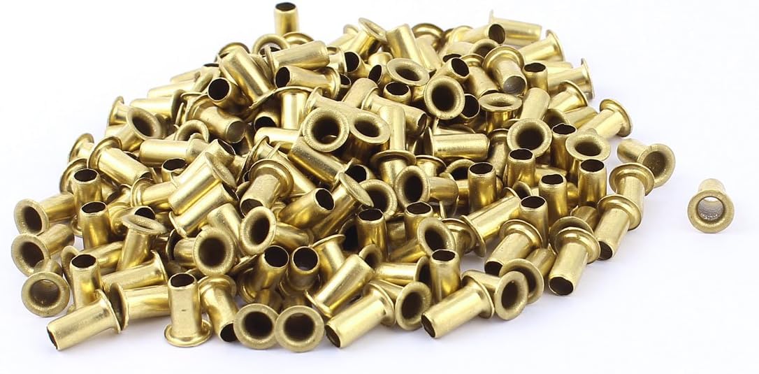 Amazon.com: Qtqgoitem 200pcs M5x10 Through Hole Rivets Hollow Grommets ...