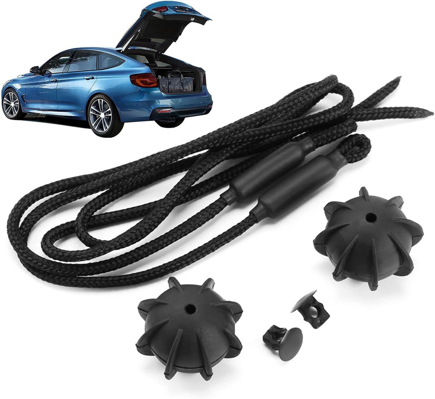 Amazon.com: 2PCS Car Parcel Shelf String, Un iversal Trunk Parcel Shelf ...