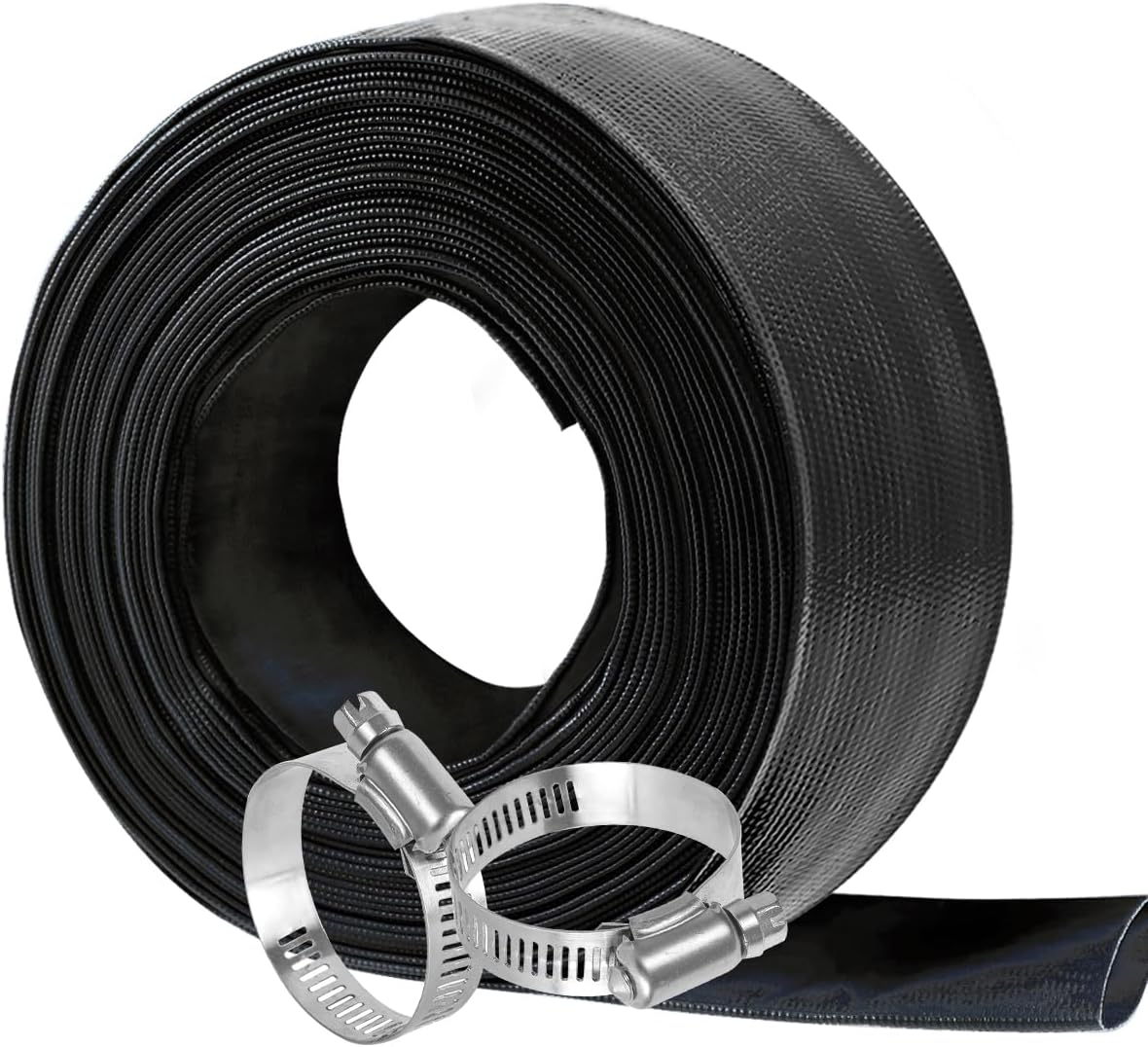Amazon.com : 1-1/4" x 25' Heavy Duty Discharge Hose with NPT Pin Lug ...