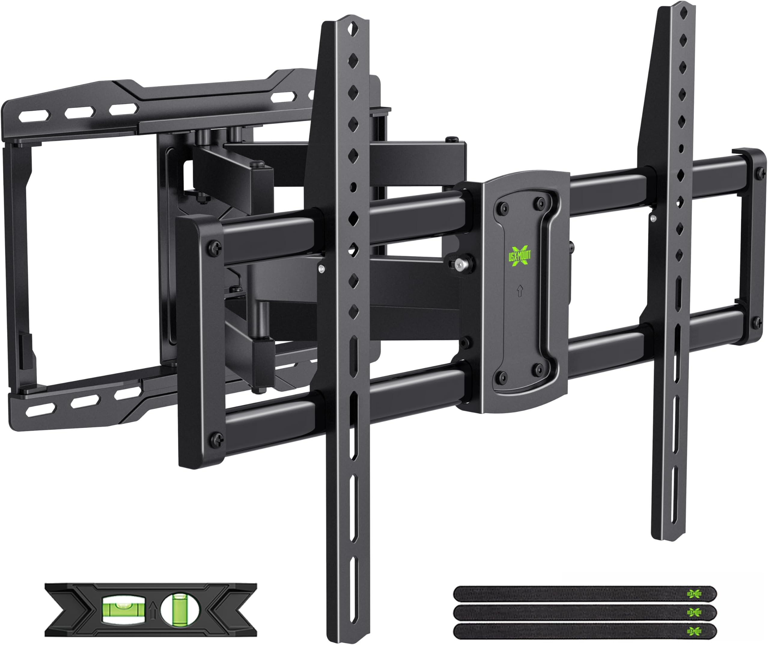 Amazon.com: Greenstell TV Mount with Power Outlet, Full Motion Wall ...