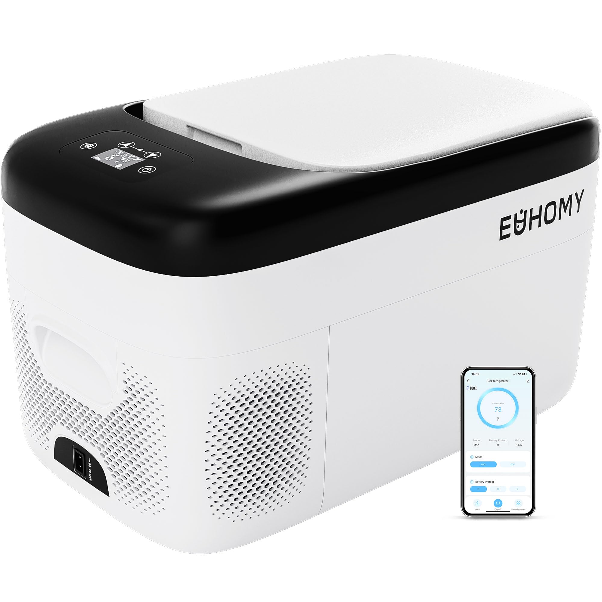 Amazon.com: EUHOMY 12 Volt Refrigerator, 23QT(21L) Car Refrigerator APP ...