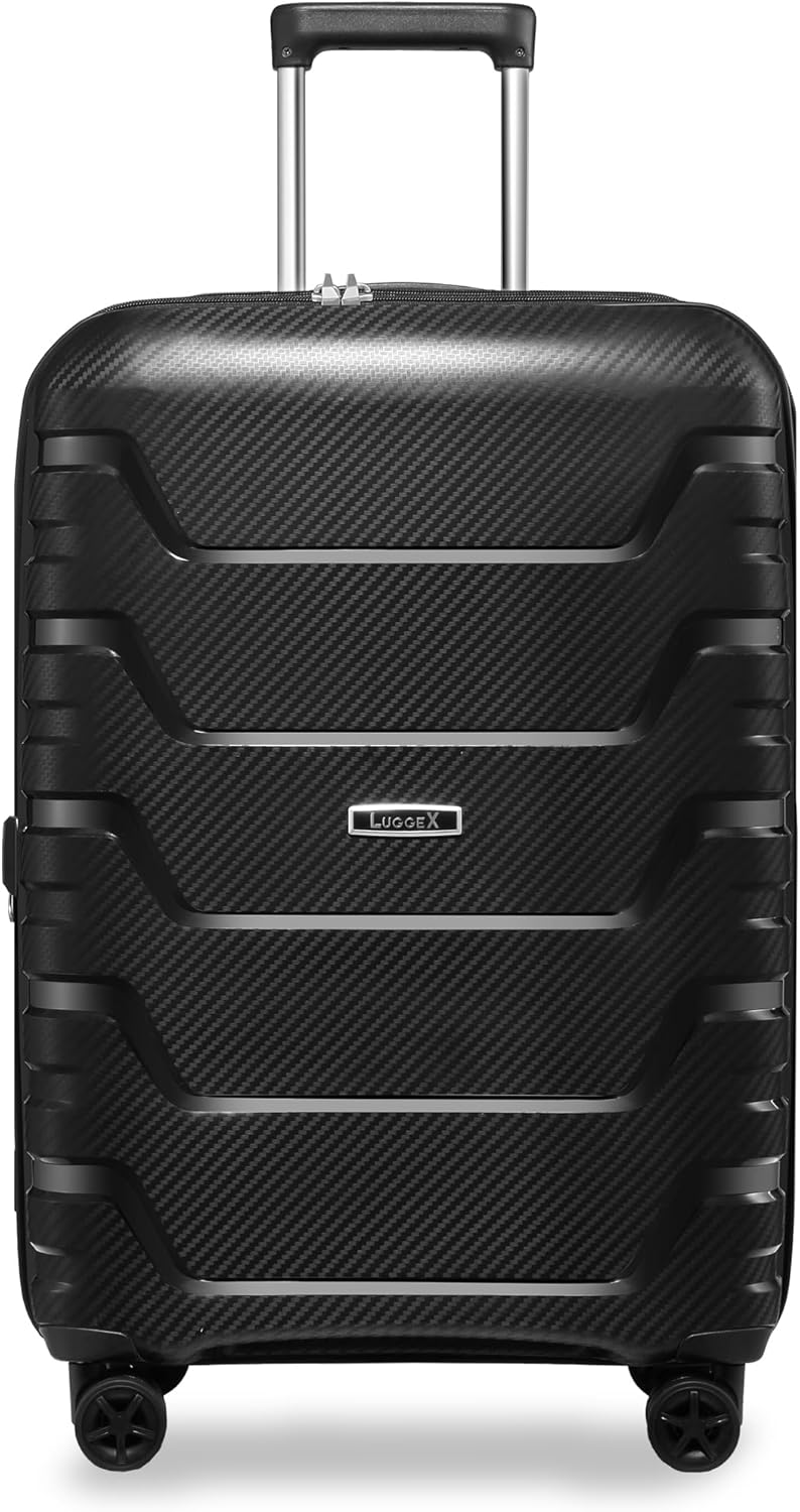 Amazon.com | LUGGEX 24 Inch Luggage with Spinner Wheels - Polypropylene ...