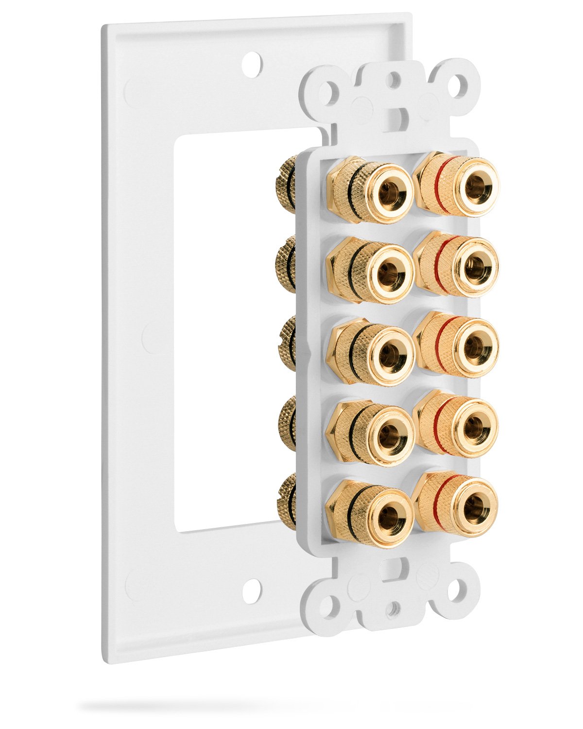 Snapklik.com : Fosmon Five Speaker Home Theater Wall Plate - Premium ...