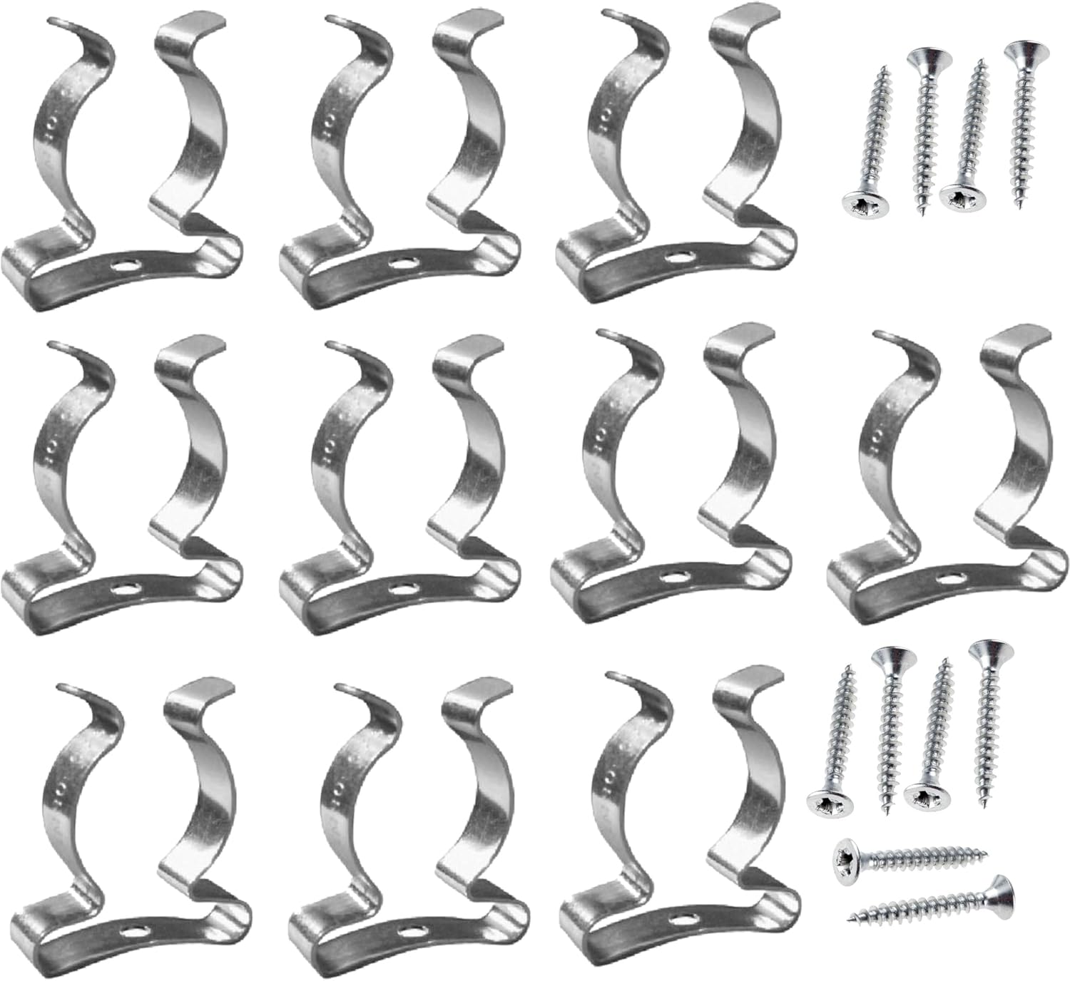 Terry Tool Clips 10mm Garage/Shed Storage Grip Tidies Wall Mounted Tool ...