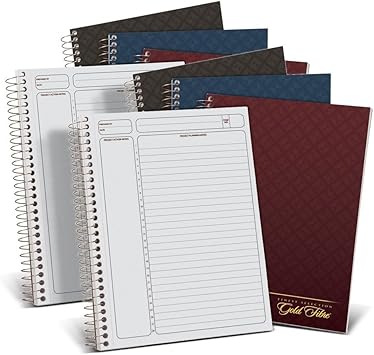 Amazon.com : Ampad Gold Fibre, Project Planner, Assorted Color Covers ...