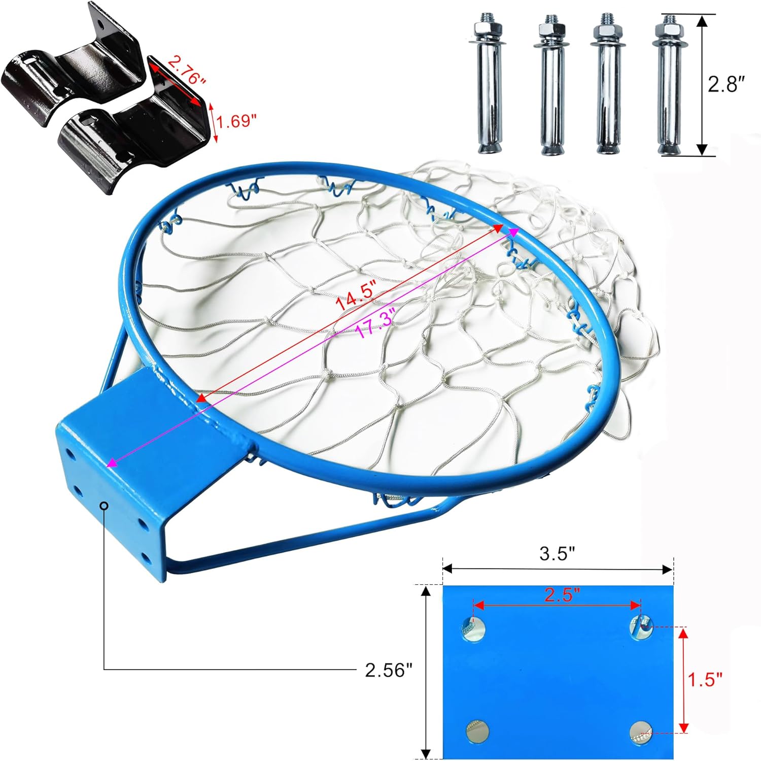 Basketball Rim Replacement for 14/16Ft Trampoline, Australia | Ubuy