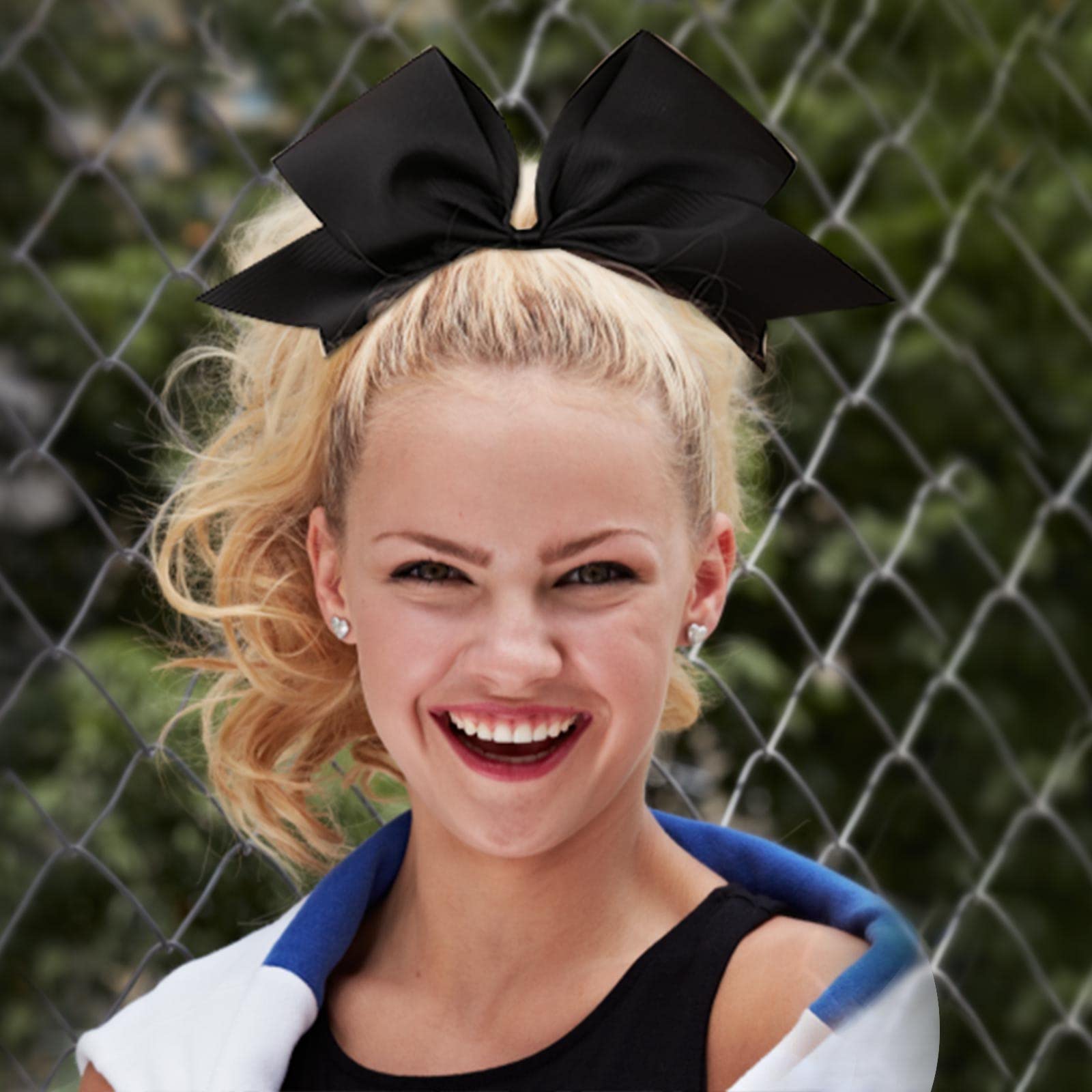 Snapklik.com : CN 30PCS 8" Large Cheer Bows, Cheerleading Bows Ponytail ...