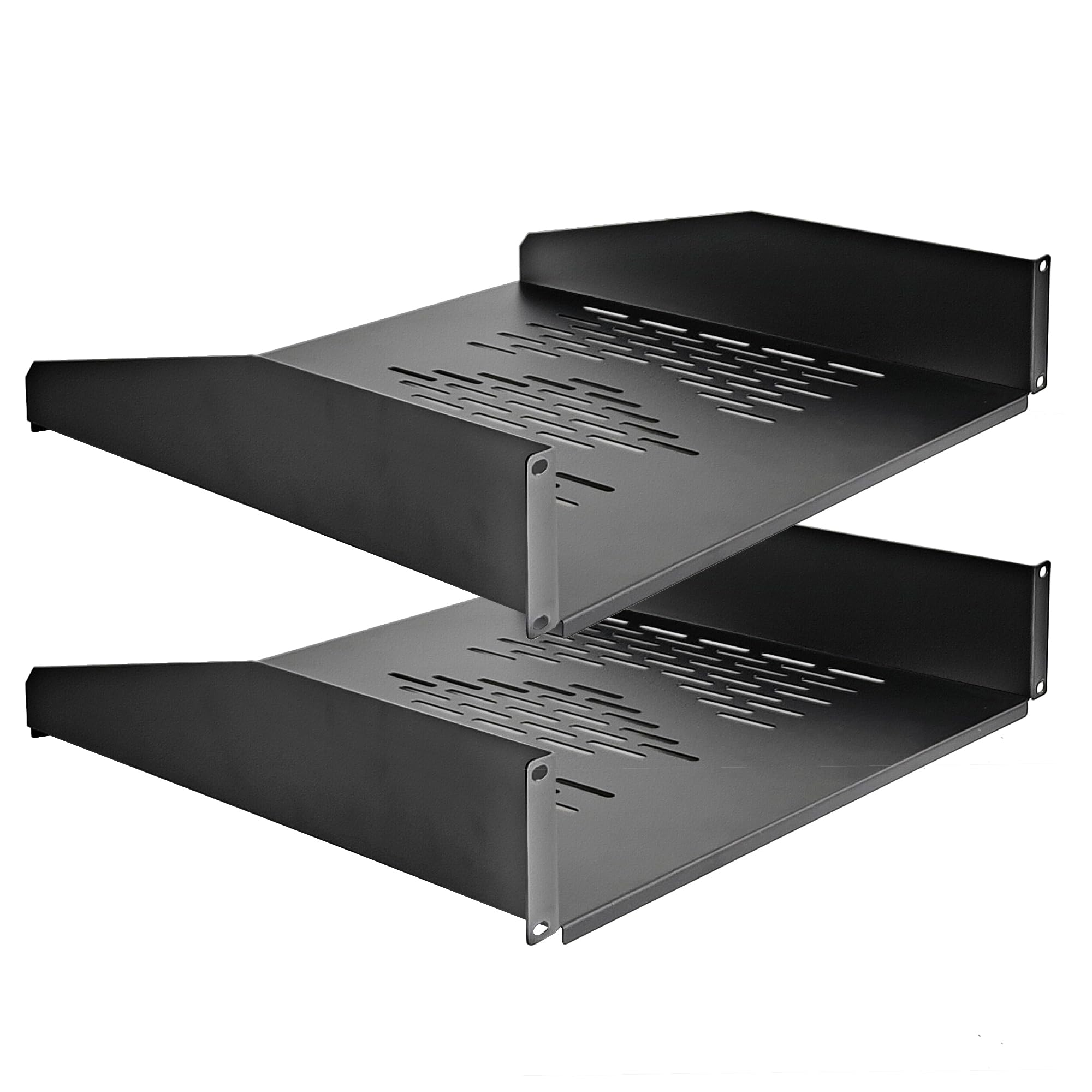 Amazon.com: RIVECO 2U Server Rack Shelves for 19" Network Cabinet, Rack ...