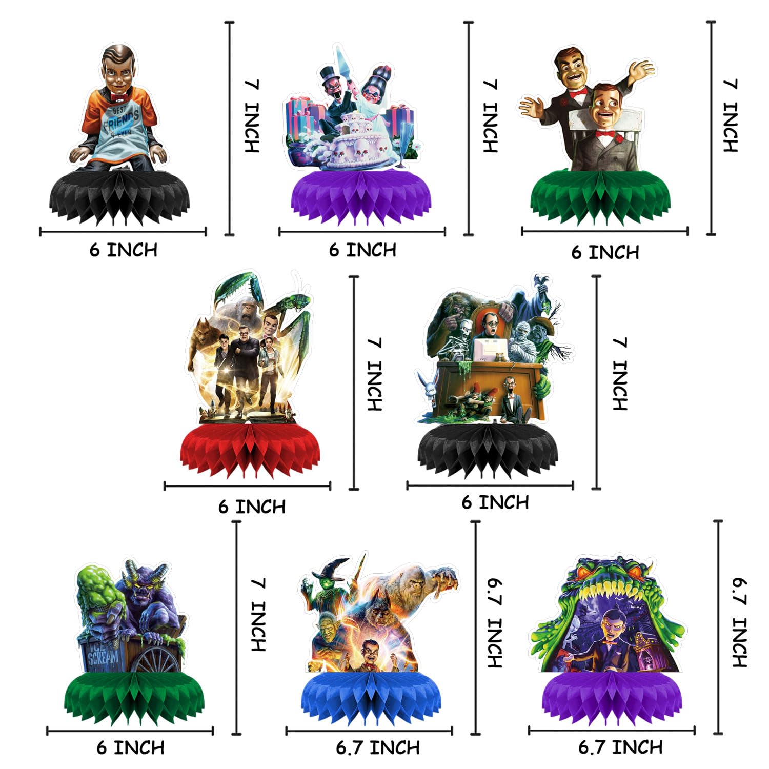 Snapklik.com : 8Pcs Goosebumps Party Supplies, Horror Goosebumps Theme ...