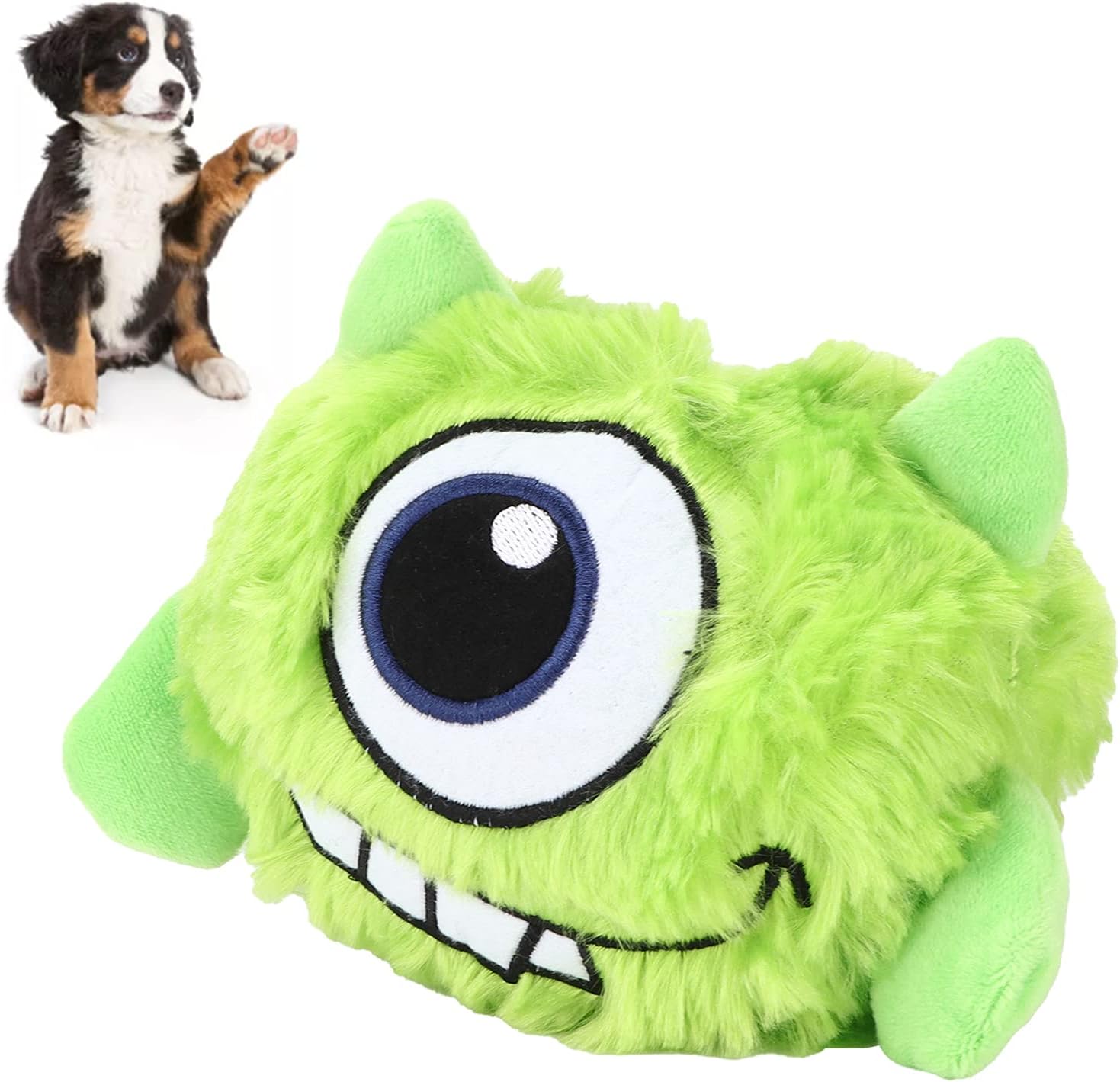 Yctze Dog Electric Bouncing Ball Toy, Monster Giggling Shake Ball Toy ...