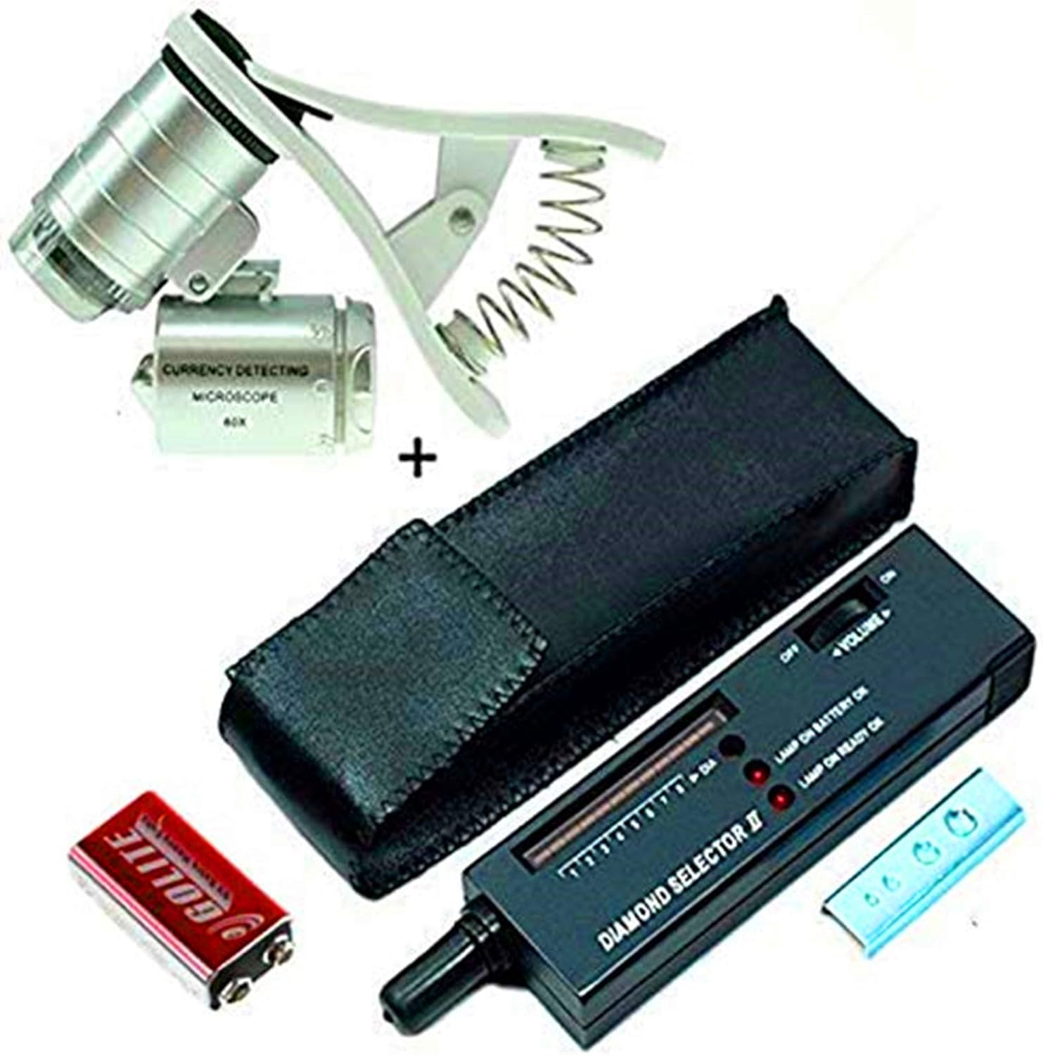 Amazon.com: High Accuracy Diamond Tester and 60X Clip-On Microscope ...