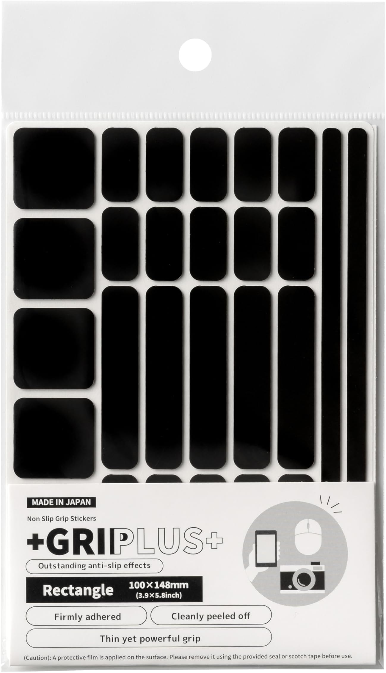 Amazon.com: Zonon 4 Pieces Grip Phone Tape Sticker Anti Slip Rubber ...