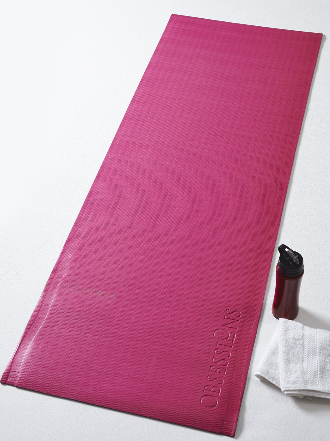 Obsessions Reversible Yoga Mat - Pink : Amazon.in: Sports, Fitness ...