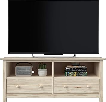 Amazon.com: Handcrafted Solid Oak TV Stand Entertainment Center ...