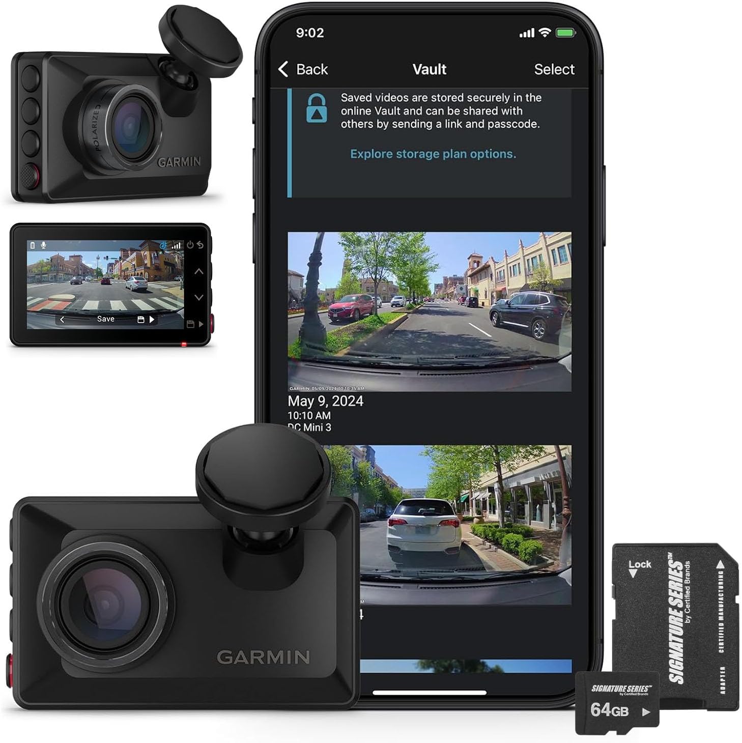 Amazon.com: Garmin Dash Cam X210 Compact 1440p HD Camera | 140° FOV ...