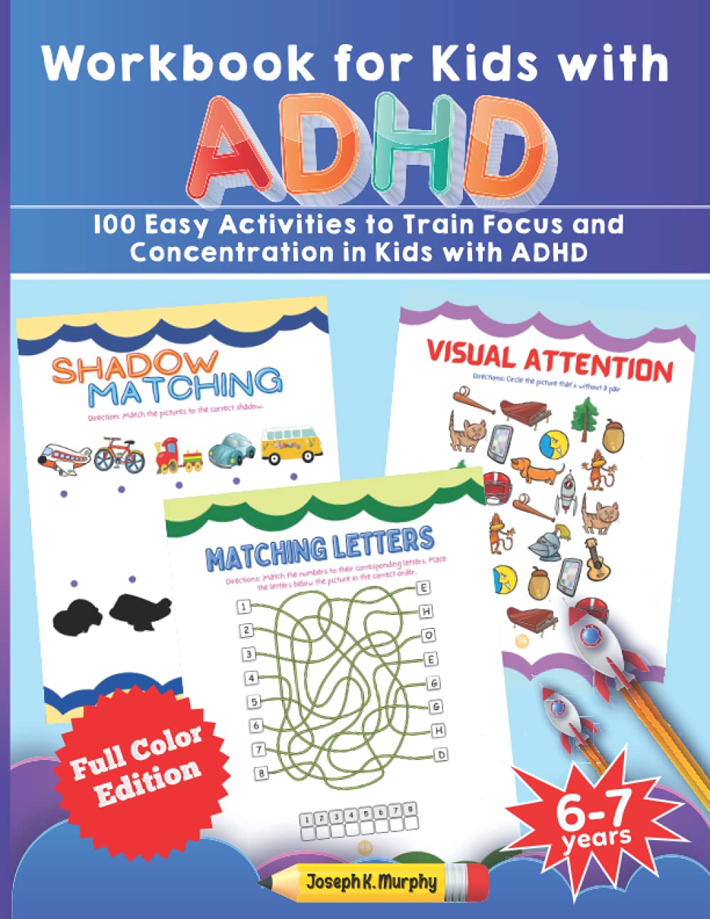 Buy Workbook for Kids with ADHD. 100 Easy Activities to Train Focus and ...