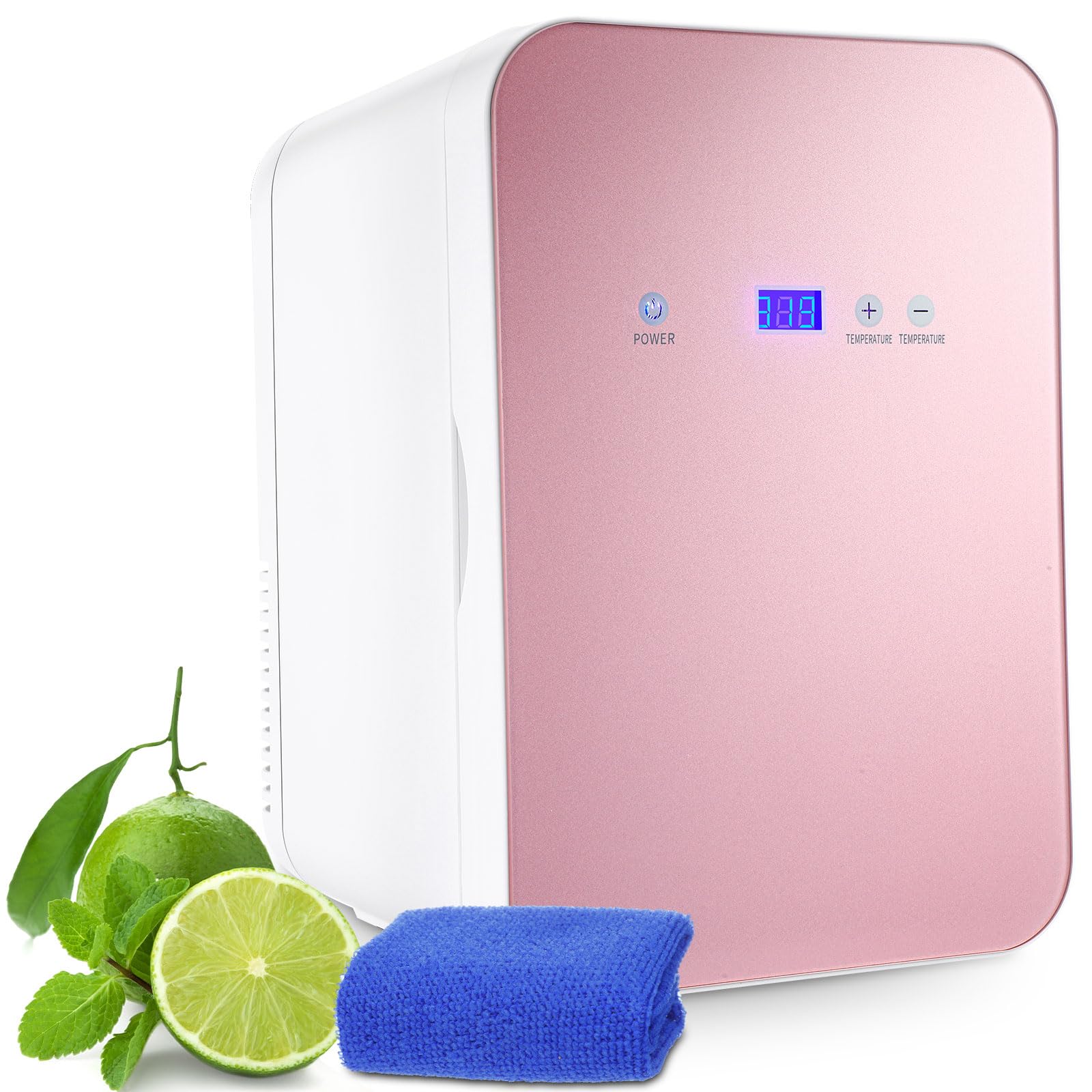 Snapklik.com : Tujoe 8L Mini Fridge For Bedroom Car Office 12V Small ...