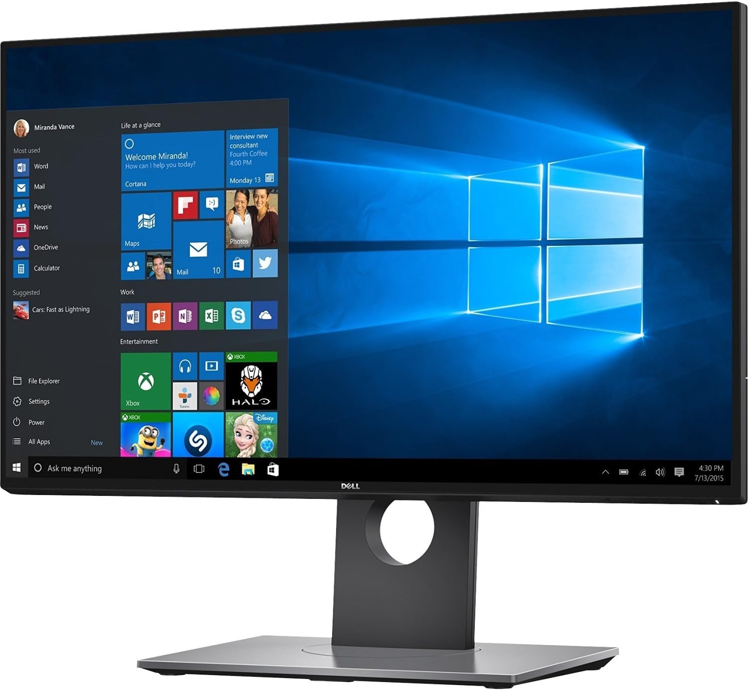 Amazon.com: Dell U2417H 24-Inch UltraSharp Infinity Edge Monitor ...