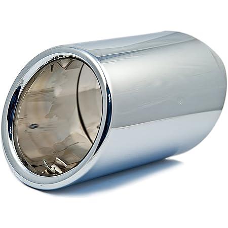 BMW Genuine Right Exhaust Tailpipe Tip Trim Chrome 18307535435 : Amazon ...