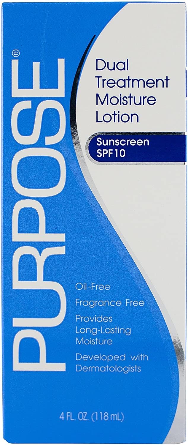 Amazon.com : PURPOSE Dual Treatment Moisture Lotion with SPF 10 4 OZ ...