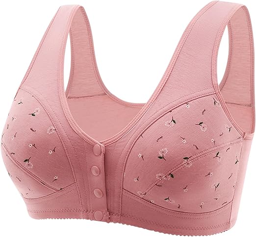 Daisy Bras for Older Women Plus Size Comfy Senior Cotton Everyday Bras ...