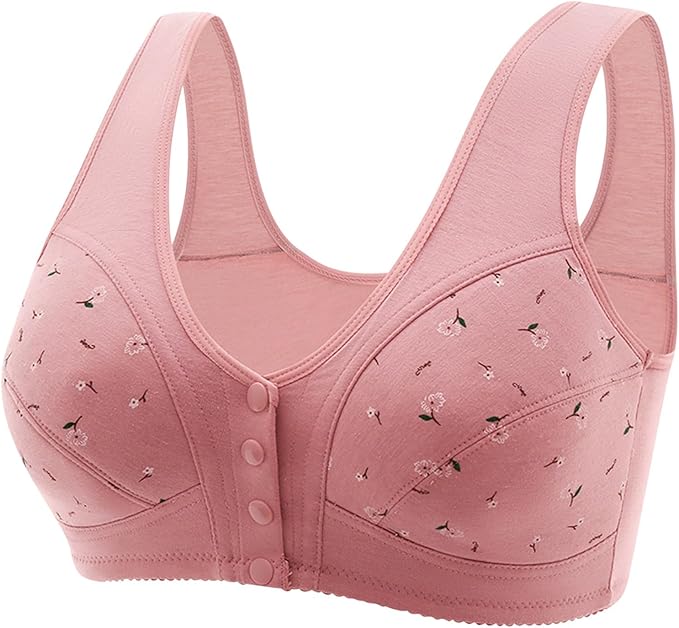 Daisy Bras for Older Women Plus Size Comfy Senior Cotton Everyday Bras ...