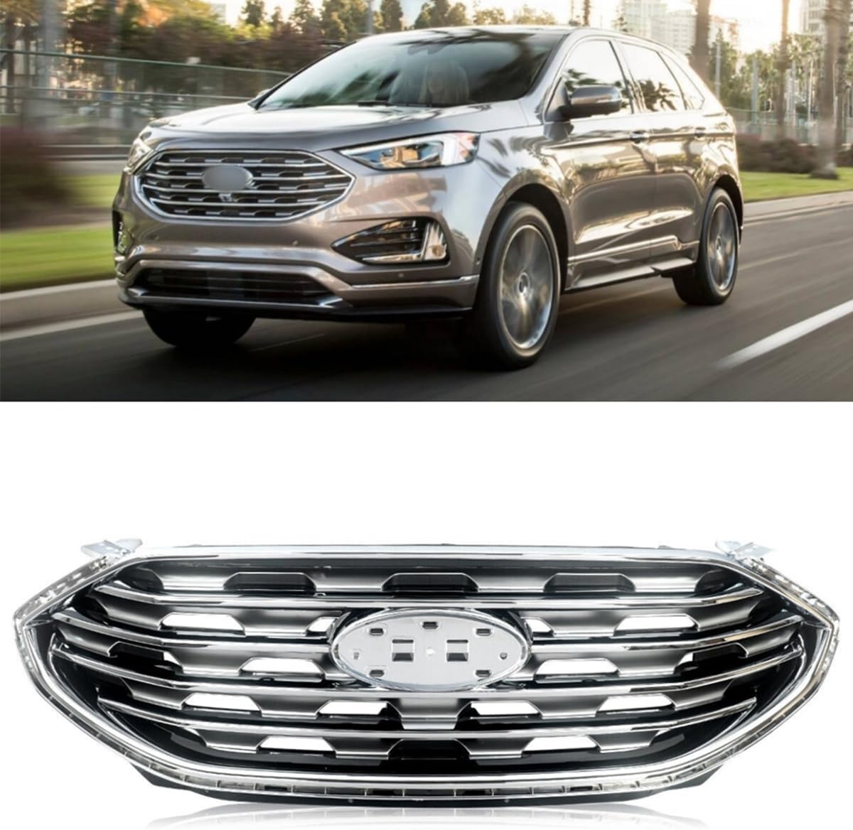 Amazon.com: KARPAL Front Bumper Upper Grille Compatible with 2019 2020 ...
