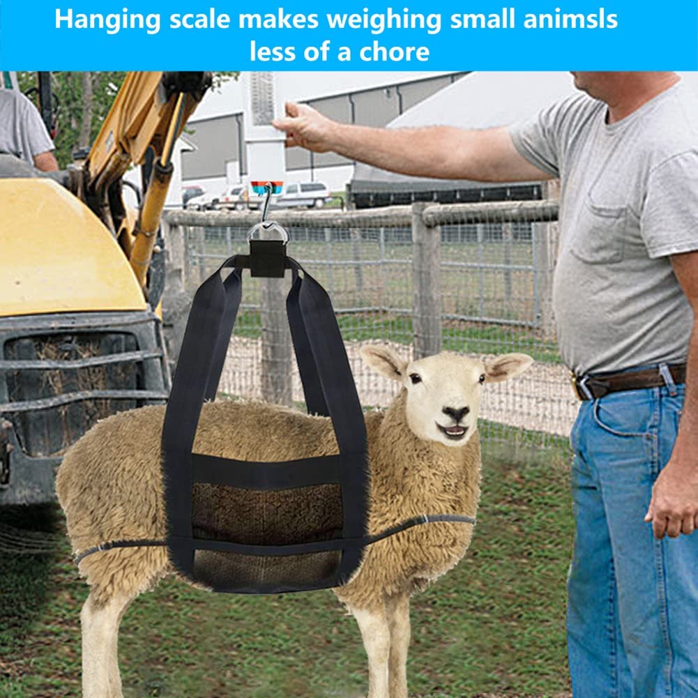 Wanjorlay 1Piece Black Nylon Weighing Bag Lamb Calf Pig Baby Weigher ...