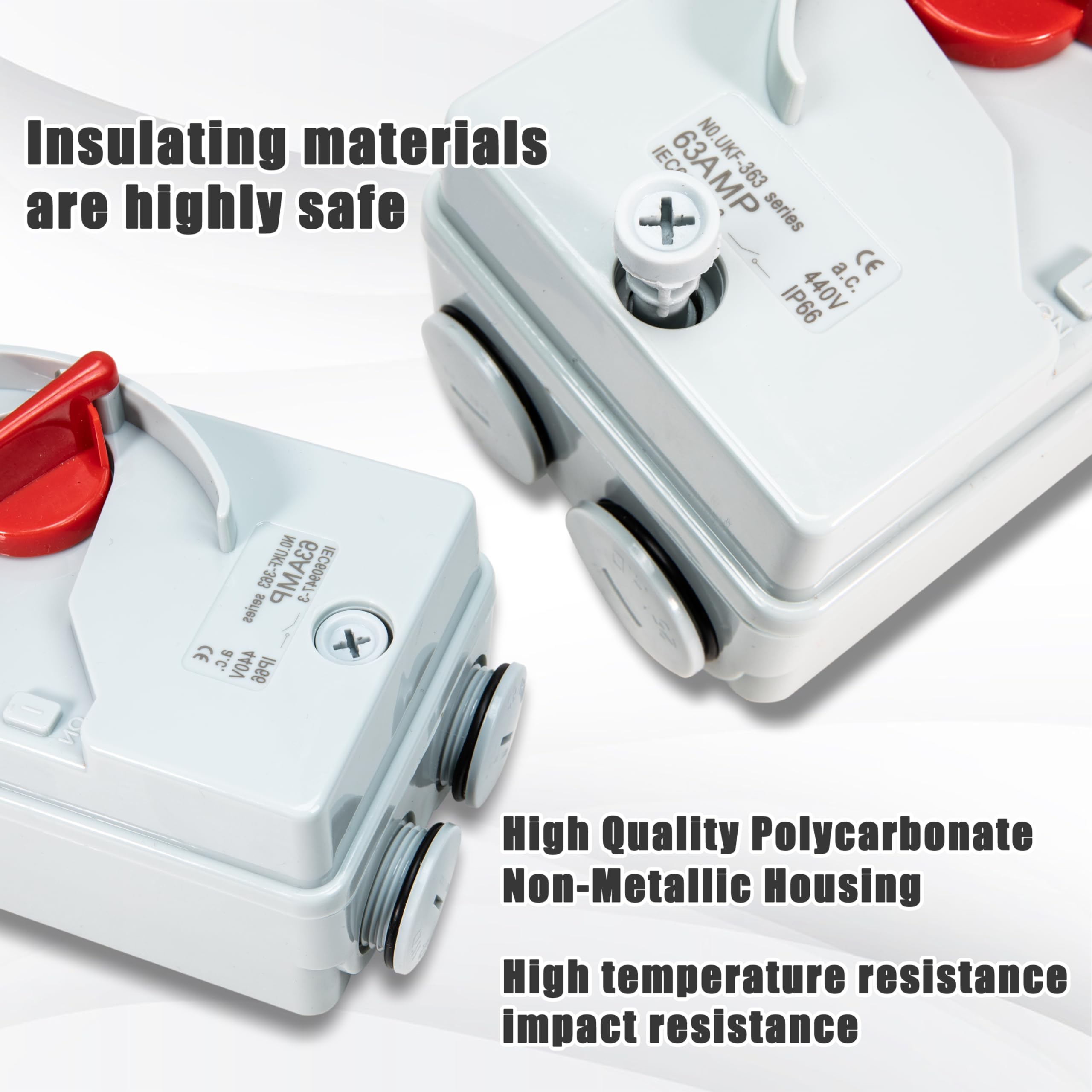 Snapklik.com : Enclosed Motor Disconnect Switch, IP66 Waterproof ...