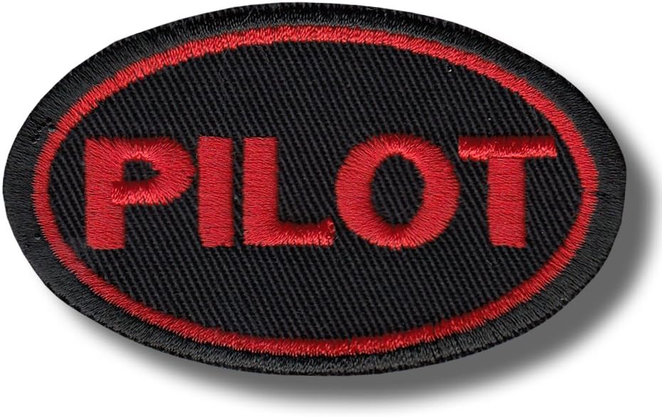 Amazon.com: Pilot - Embroidered Patch 7 x 4 cm : Clothing, Shoes & Jewelry