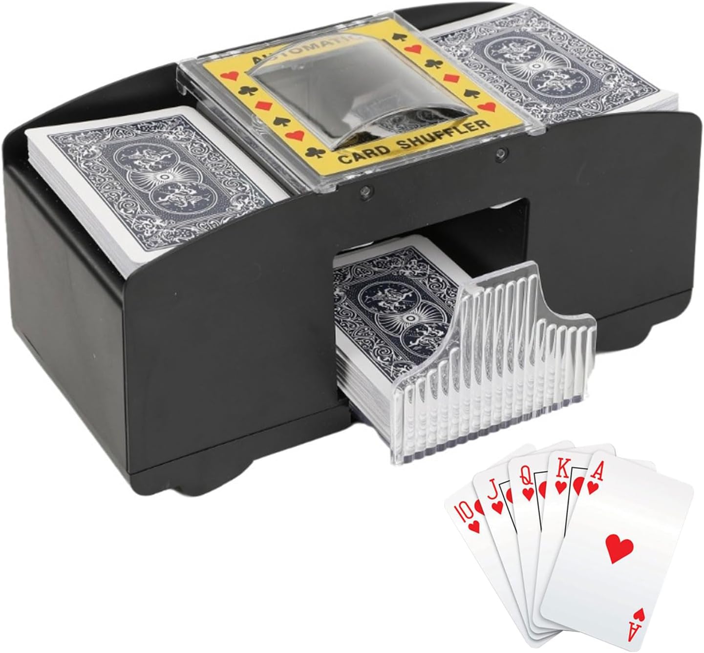 Automatic Card Shuffler, 2 Decks Automatic Playing Card Shuffler ...