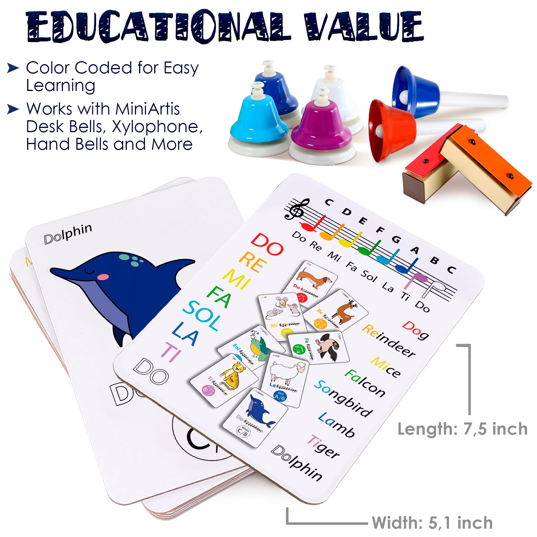 Snapklik.com : Musical Flash Cards For Kids Learning Notes Reading ...