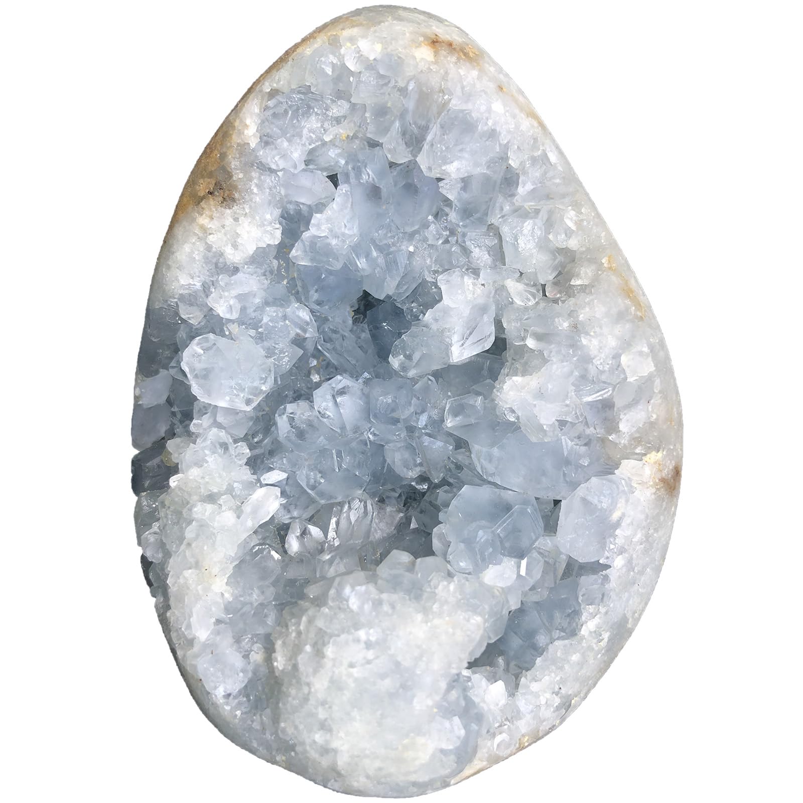 Amazon.com: MOGEMT Raw Blue Celestite Crystal Geode Natural Healing ...