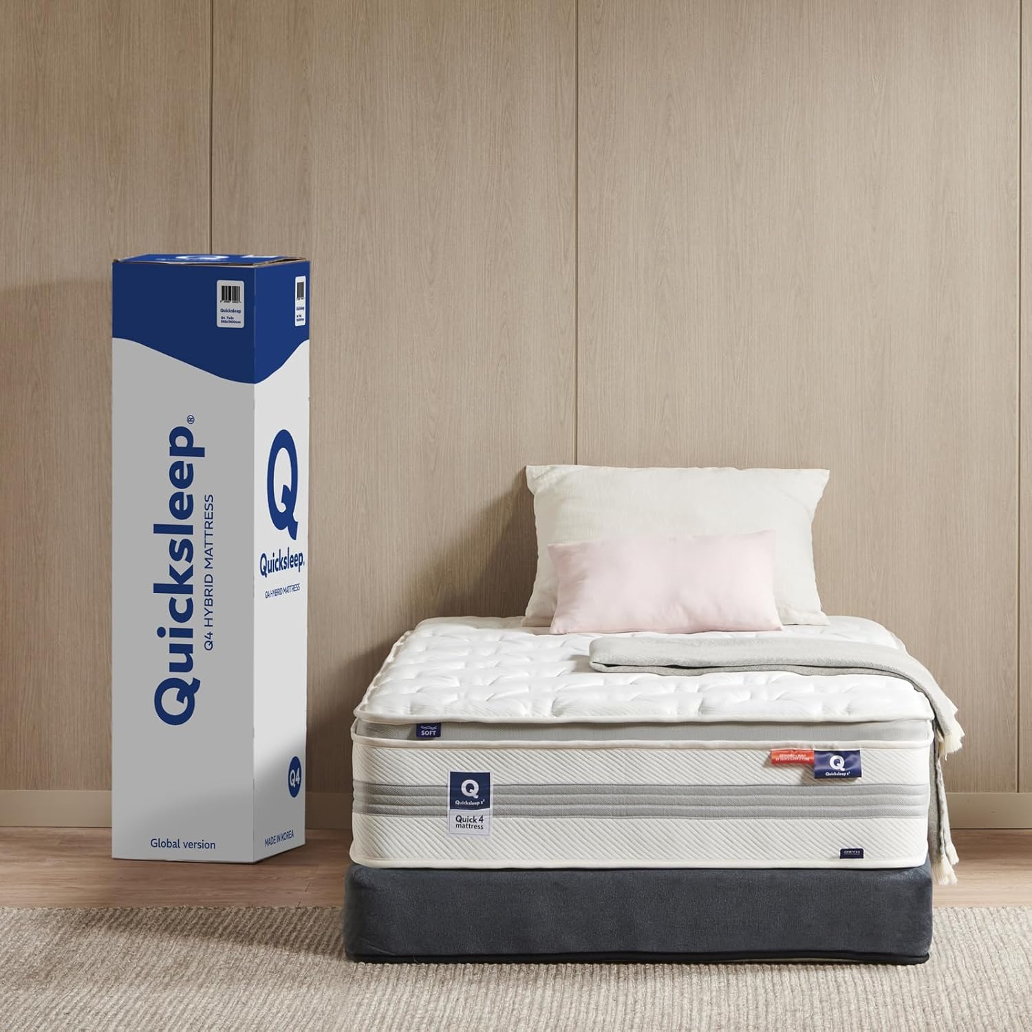 Amazon.com: QUICKSLEEP Q4 Z Cube Mattress, 11.5 Inch Premium Spring ...