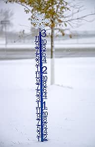 Amazon.com: SWEN Products Steel Snow Flake Snow Gauge Measuring Stick ...