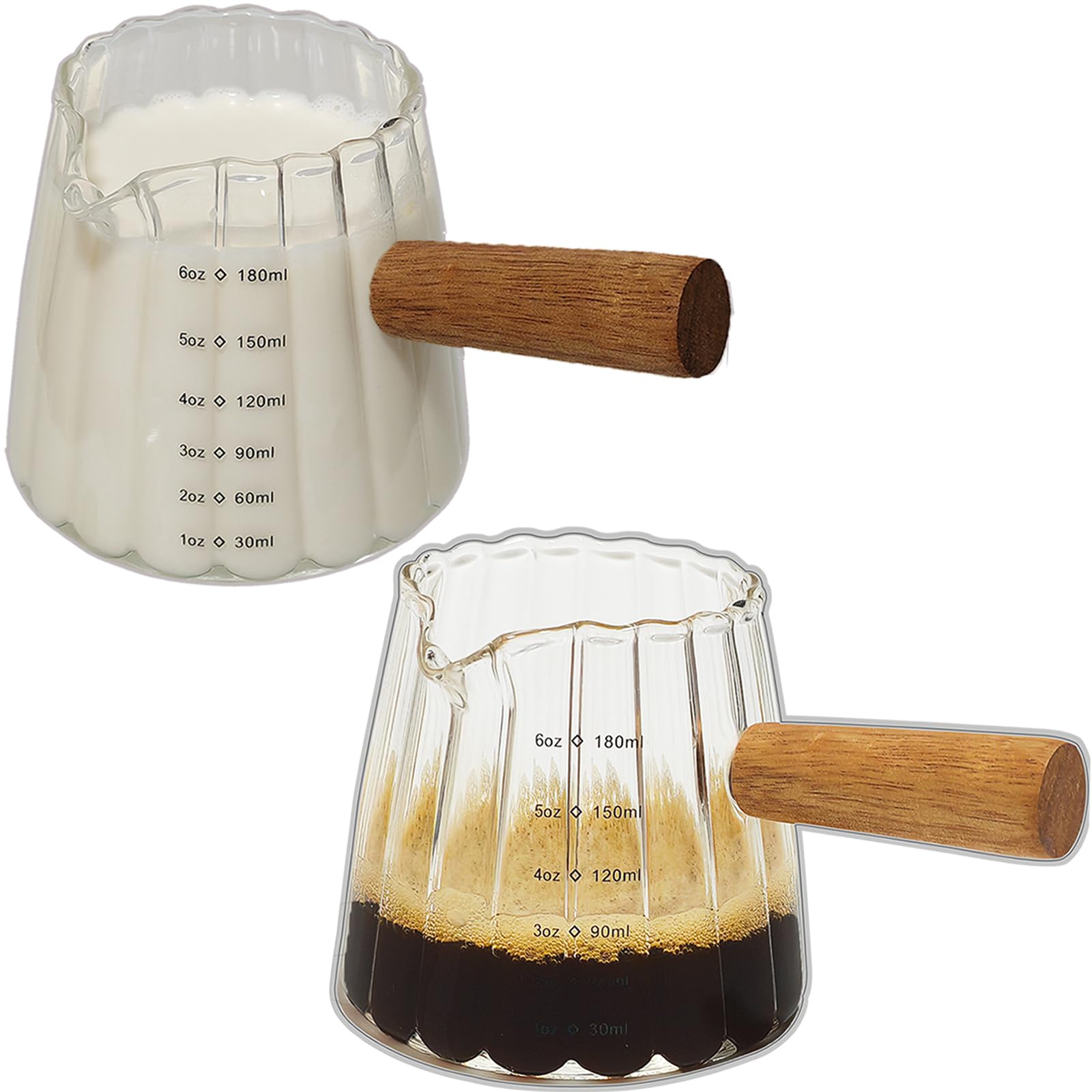 Amazon.com: TIWPAJS 2-Pack Espresso Cups 6OZ, Espresso Accessories ...