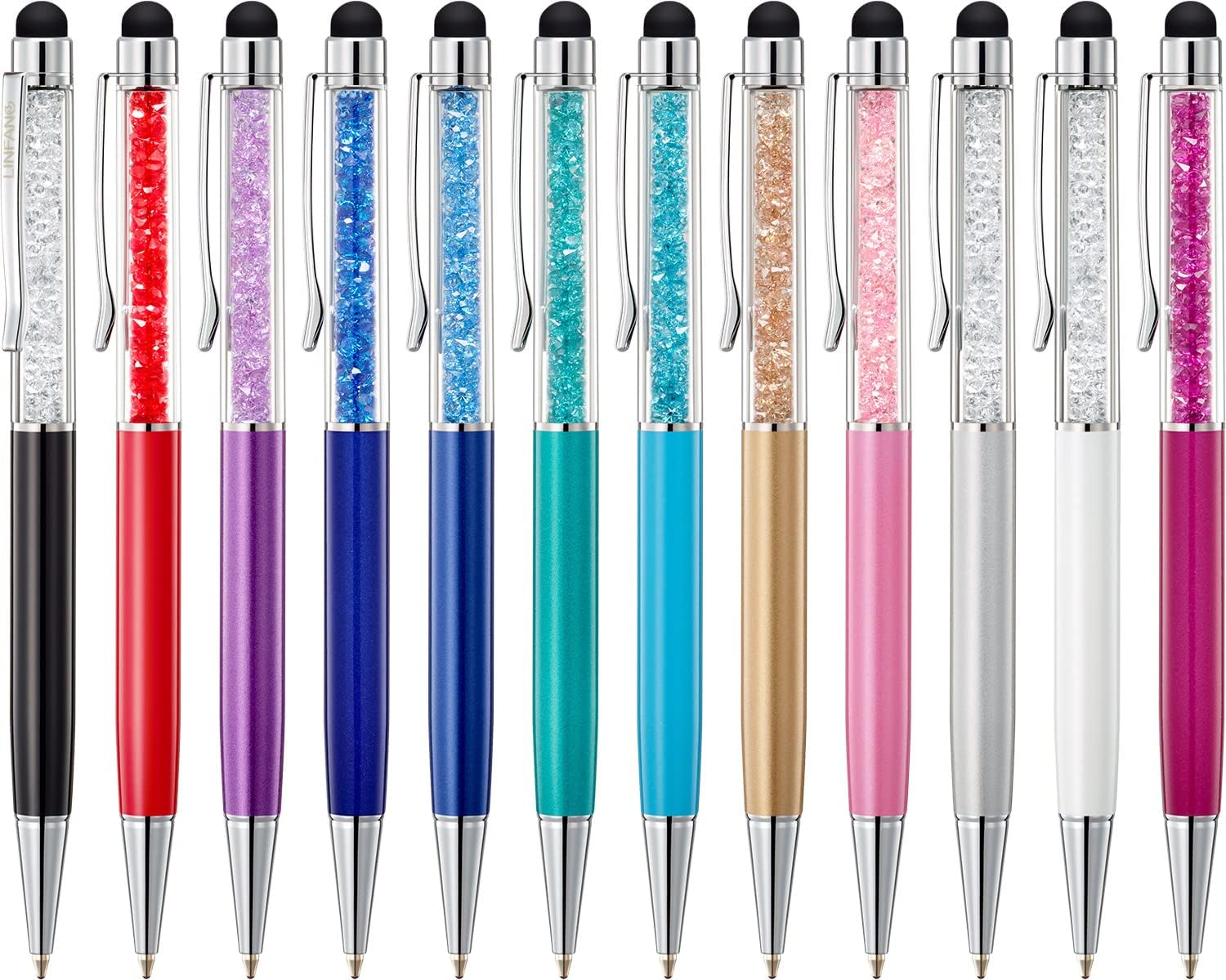 Amazon.com: Stylus Pens for Touch Screens (12 Pack), Linfanc 2 in 1 ...