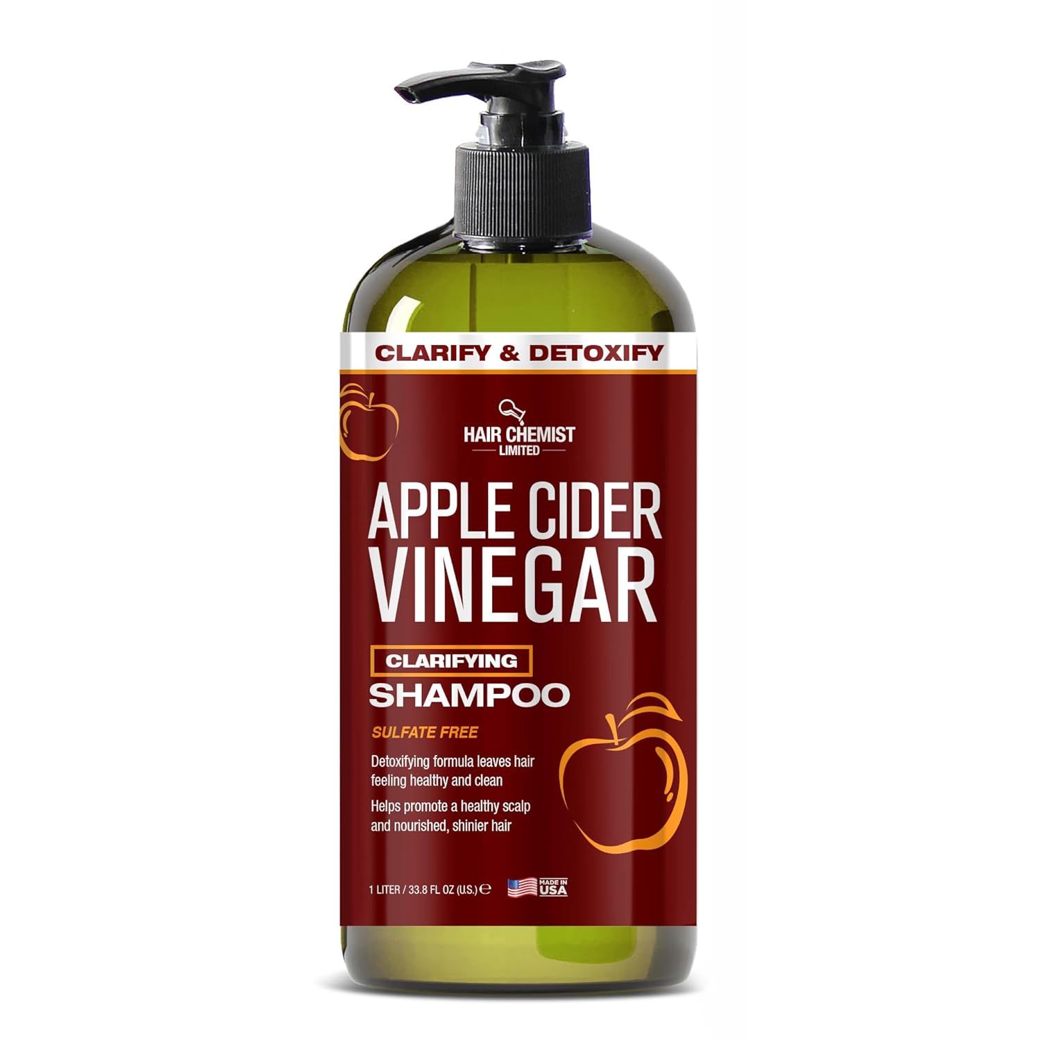 Amazon.com : Hair Chemist Apple Cider Vinegar Clarify & Detoxify ...