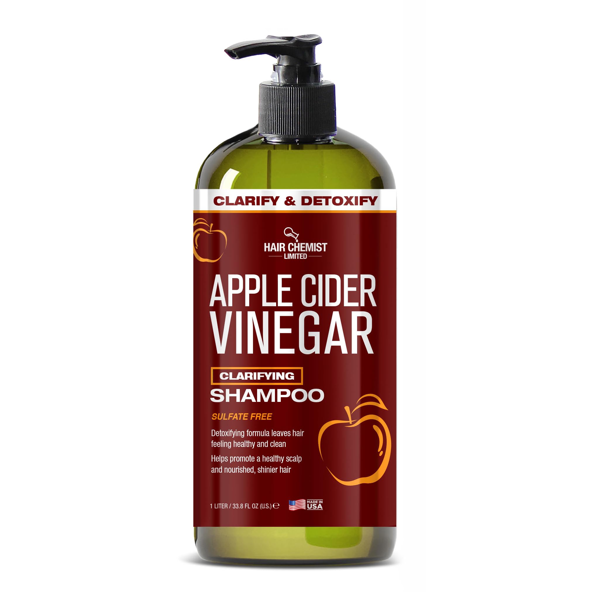 Amazon.com : Hair Chemist Apple Cider Vinegar Clarify & Detoxify ...