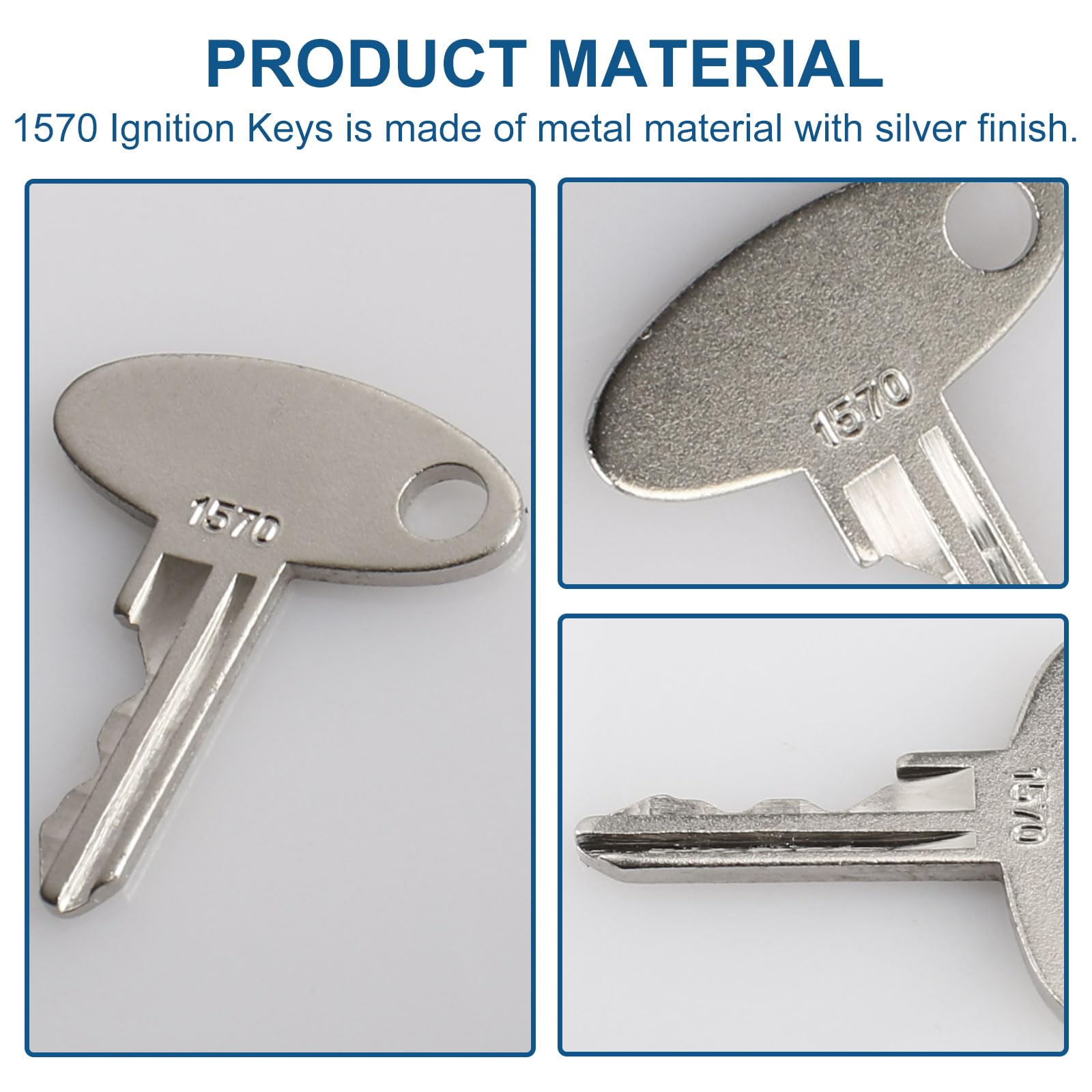 Snapklik.com : 1570 Ignition Keys For Ford/New Holland Tractors ...