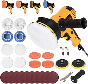 Car Polisher, Car Buffer Polisher Machine Variable Speed Electric ...