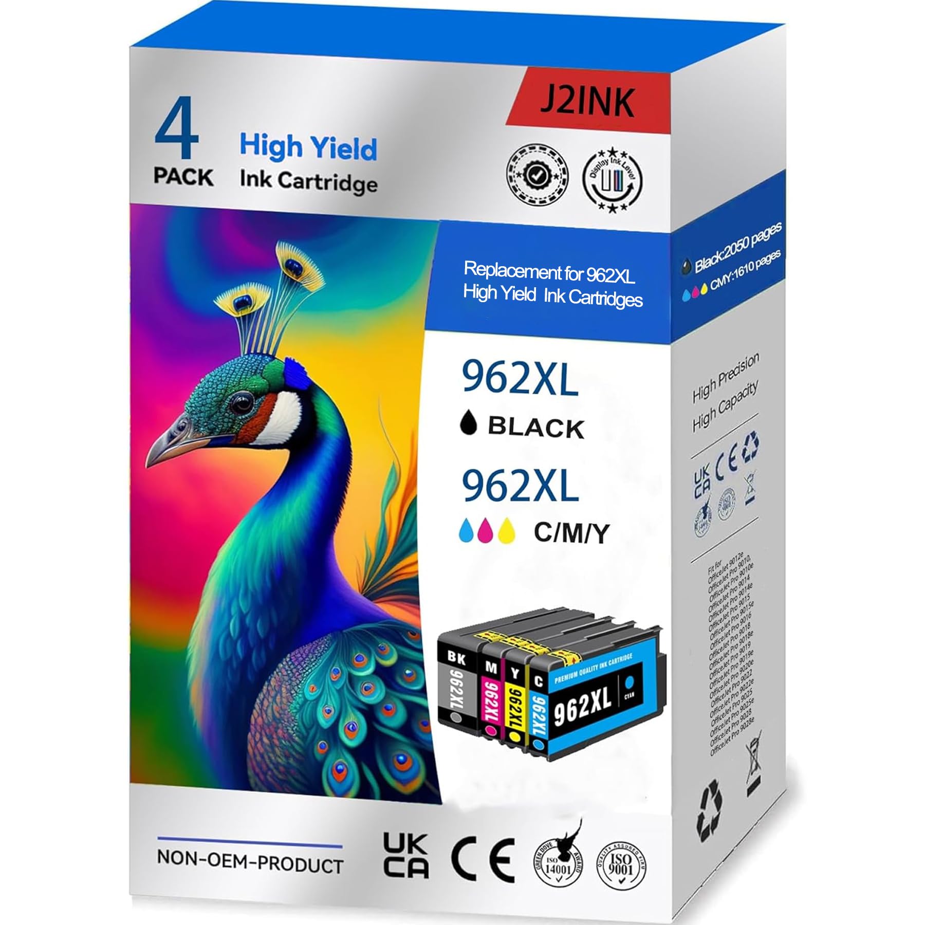 Amazon.com: 962XL Printer Ink Cartridges Combo Pack 962XL 962 HP962XL ...