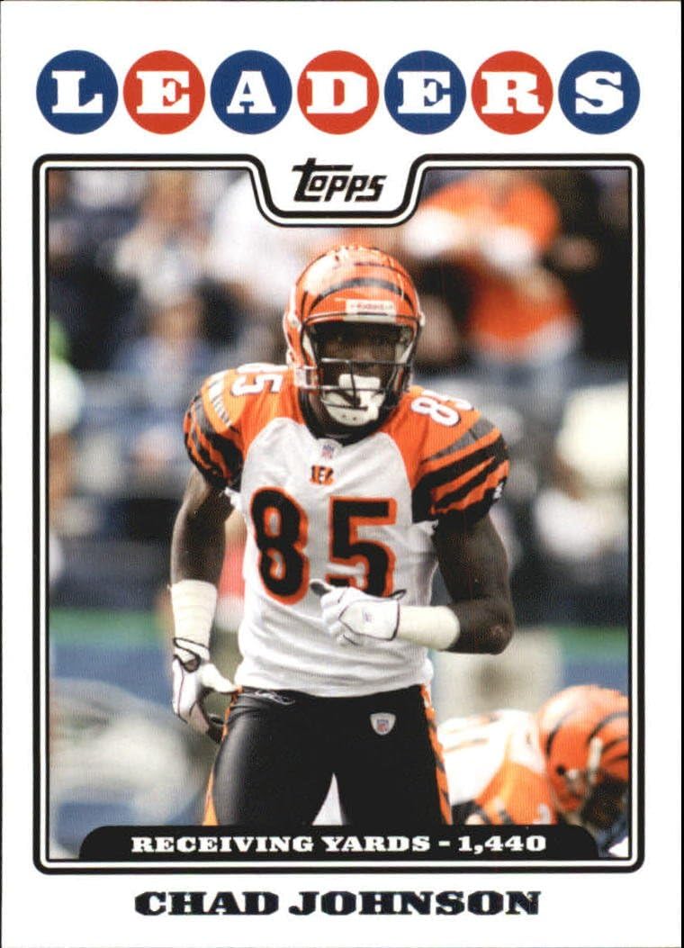 Amazon.com: 2008 Topps Football Card #294 Chad Johnson : Collectibles ...