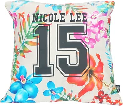 Amazon.co.jp: Nicole Lee PRT5965 CUSHION COVERS Nicholly Leopard ...