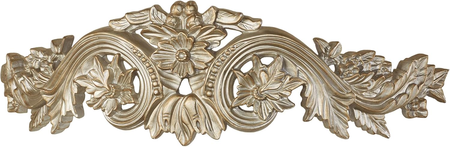Amazon.com: Flowering Medallion Wall Teester | Handpainted Metallic ...