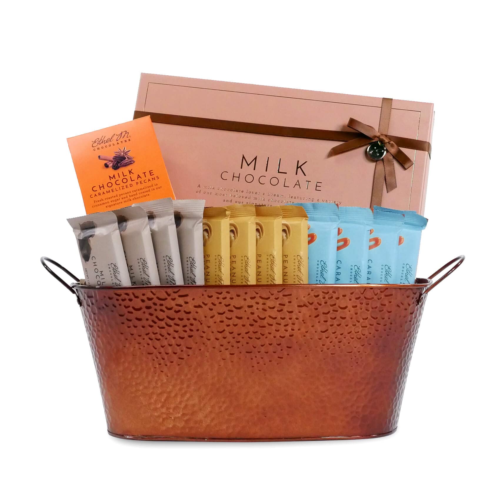 Buy Ethel M Chocolates Milk Chocolate Premium Gift Basket - Milk ...
